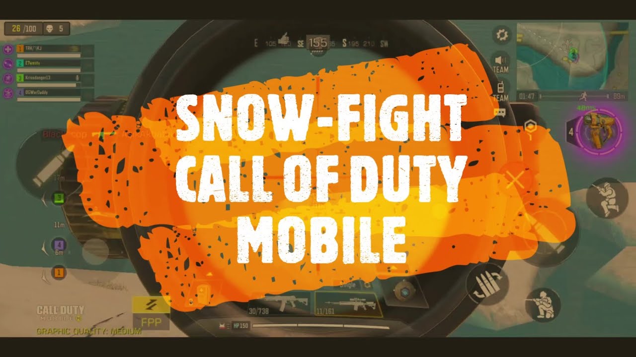 SNOW-FIGHT | CALL OF DUTY MOBILE Battle Royale Gameplay ft. TRK/^\KJ ...
