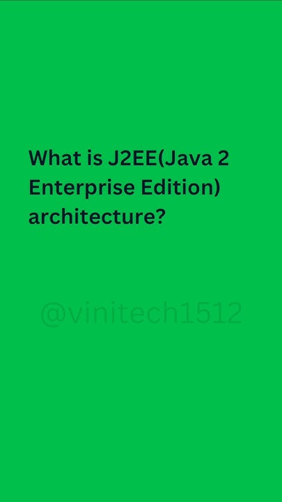 what is J2EE architecture? #youtubeshorts #ytshorts #short #shortsviral ...
