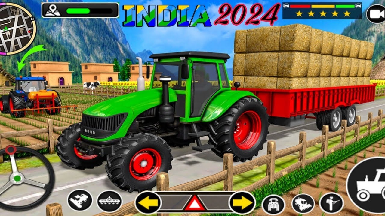 Heavy Cargo Tractor Video Game 🚜 | Best Cargo Tractor Truck 💪 - YouTube