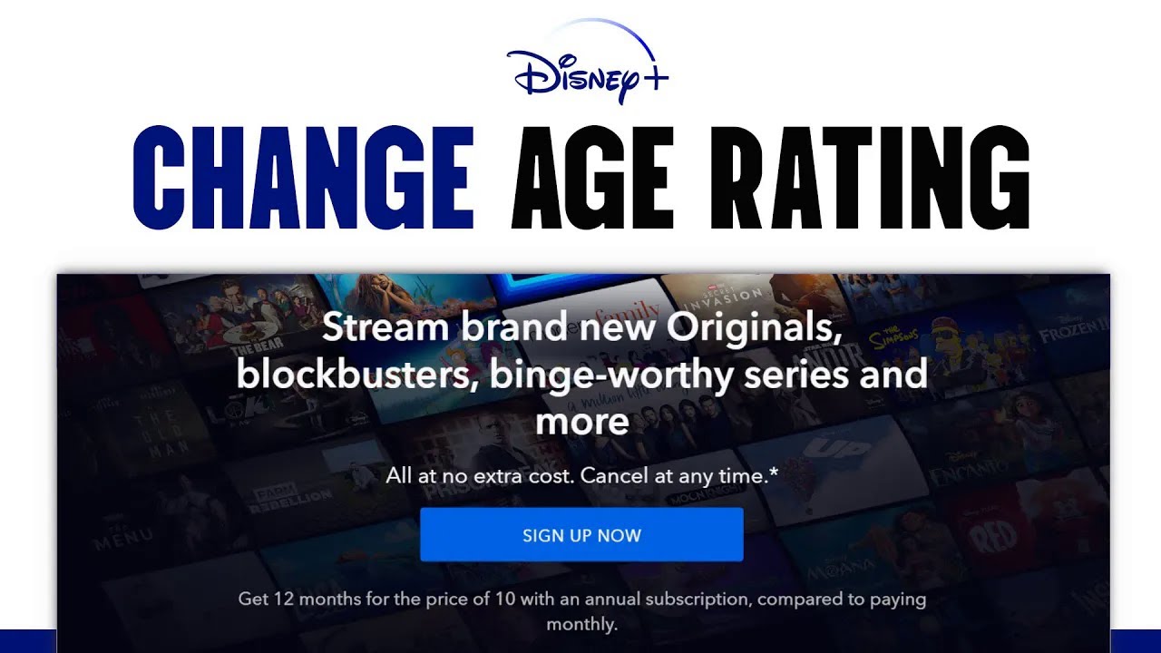 How To Change Disney Plus Age Rating 2025 - YouTube