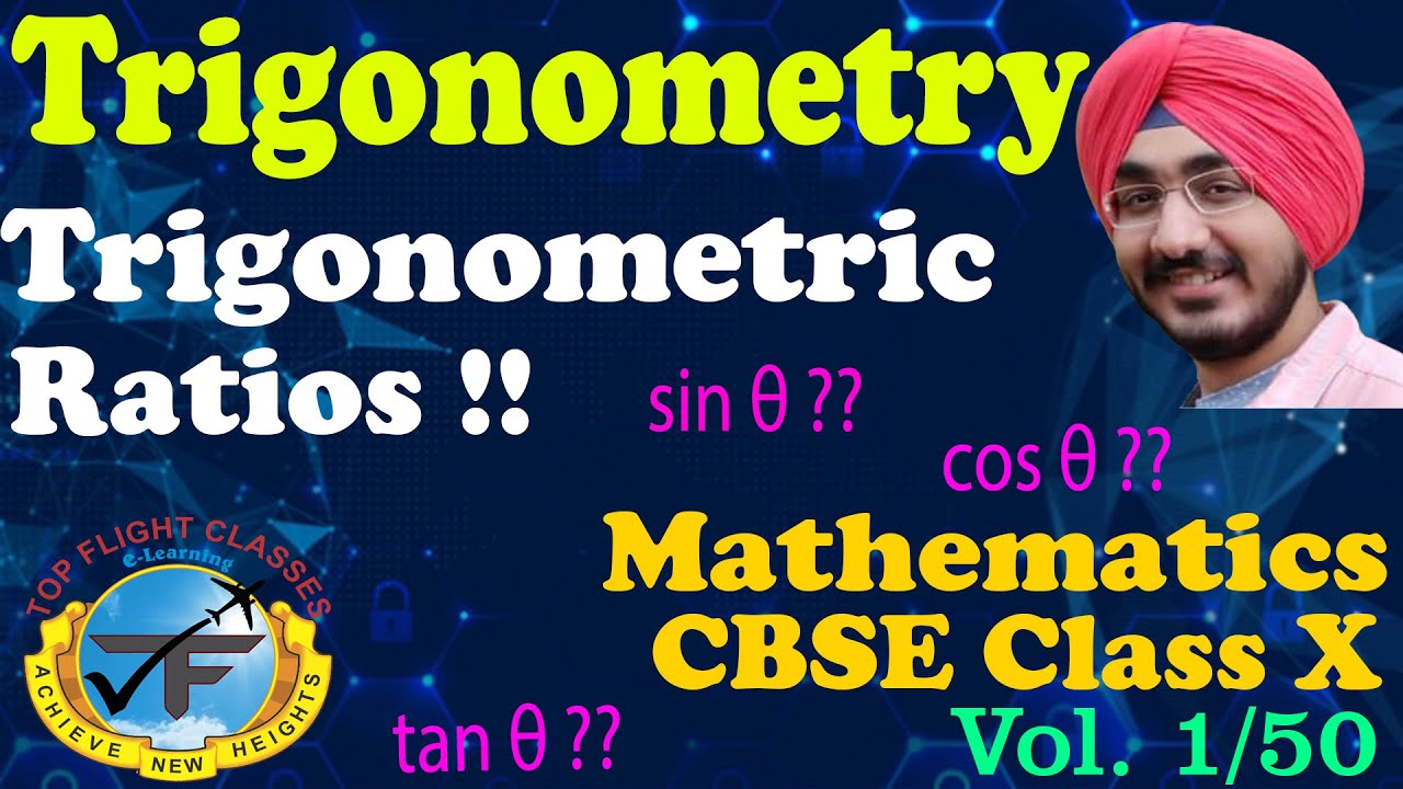 TRIGONOMETRIC RATIOS (Sin? Cos? Tan?) EXERCISE 8.1 QUESTION-1 ...