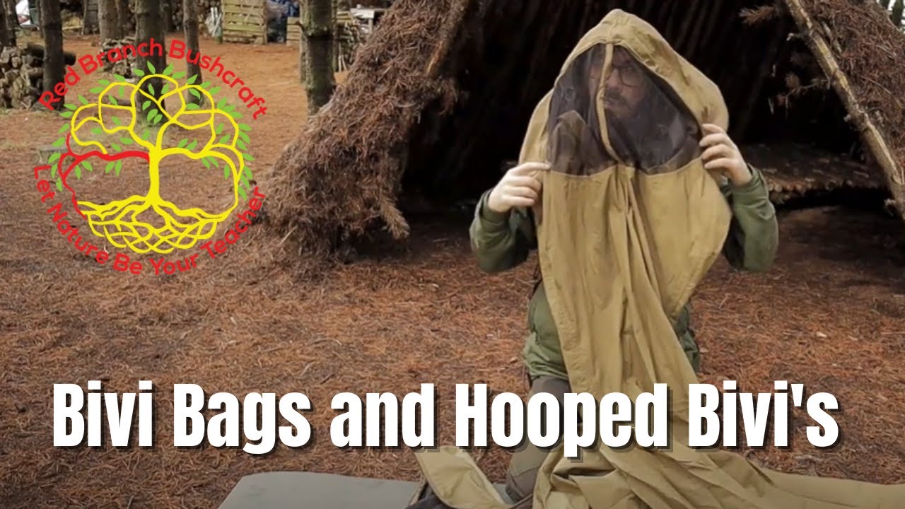 Bivi Bags and Hooped Bivi's - What I Use for Bushcraft and Why - YouTube