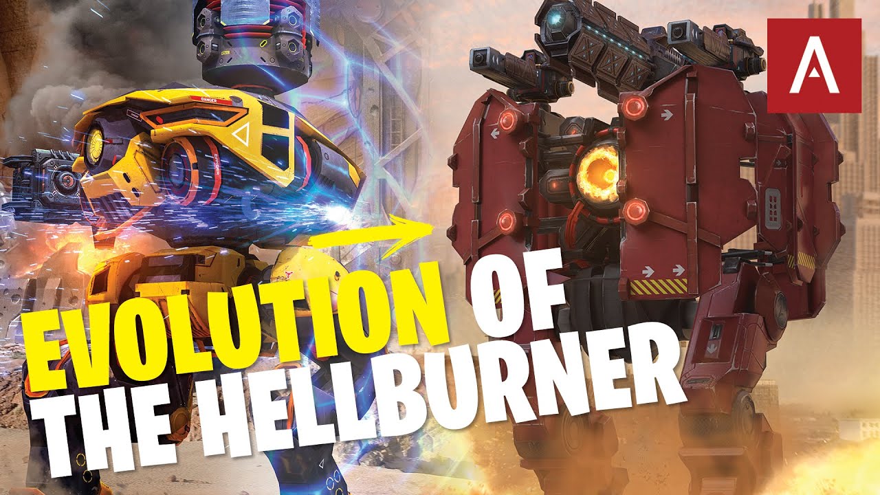 War Robots - EVOLUTION of the HELLBURNER into the SHELL WR Max Gameplay - YouTube