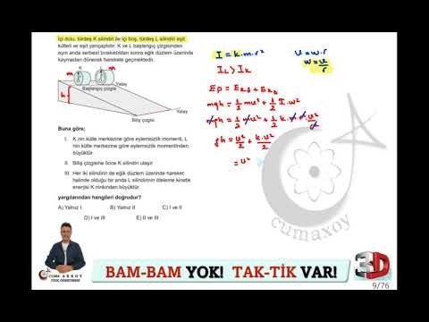 Dönerek Öteleme Hareketi Yapan Cisimlerin Hareketi [Taktik Fizik]