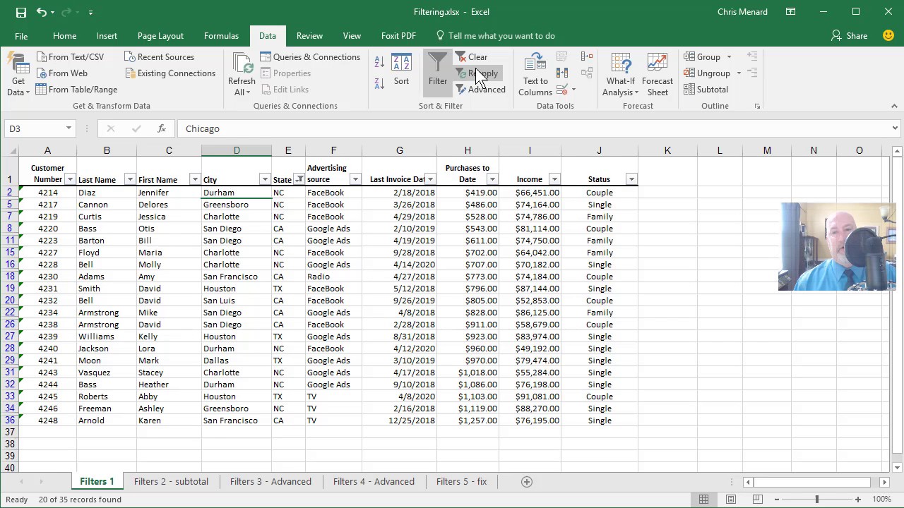 Getting Started With Filters In Excel By Chris Menard Excel Filtering getting-started-with-filters-in-excel-by-chris-menard-excel-filtering