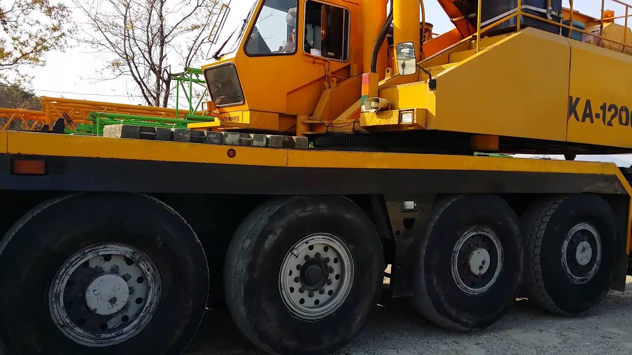 7 = KATO AT CRANE KA1200 YEAR:1995 (STOCK:FB870) - YouTube