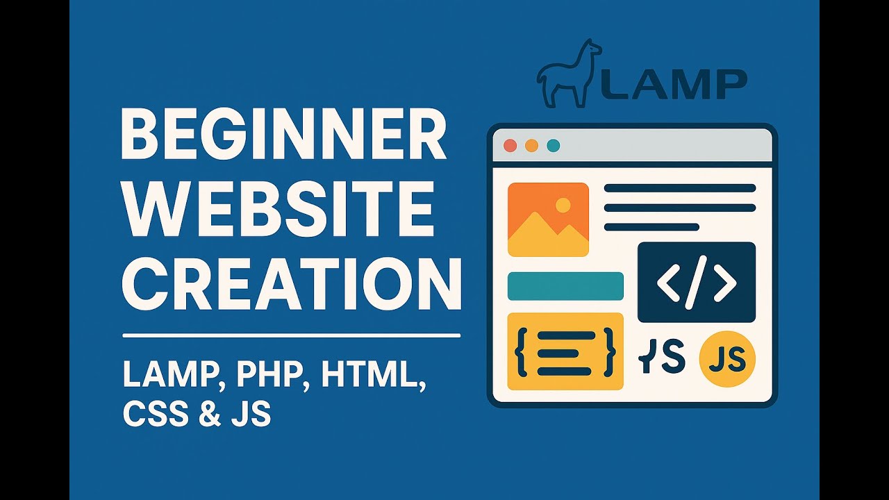 Build Your First Website: Beginner Tutorial with LAMP, HTML, CSS & JavaScript - YouTube
