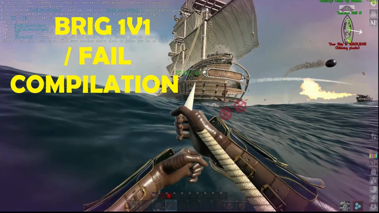 Atlas PvP Order Of Freedom (OOF) Friendly Brig 1v1 with Zunit, Willy ...