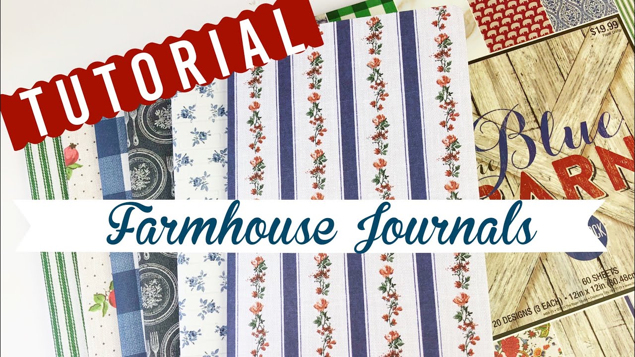 Farmhouse Journals TUTORIAL | “Use Your Paper” Series Idea #6 - YouTube