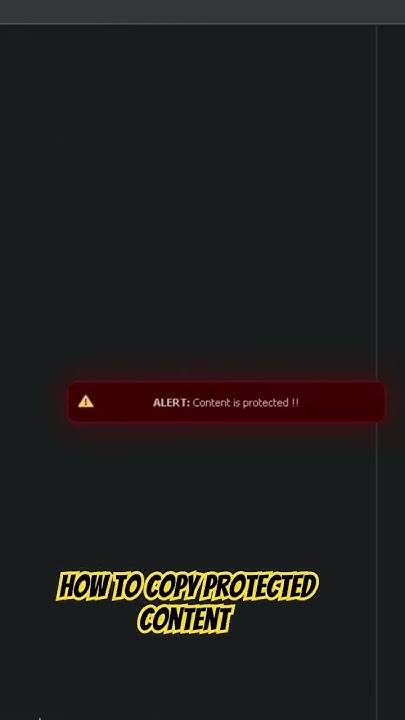 How to copy protected Content | protected #Content | Copy content protected copy protected web ...