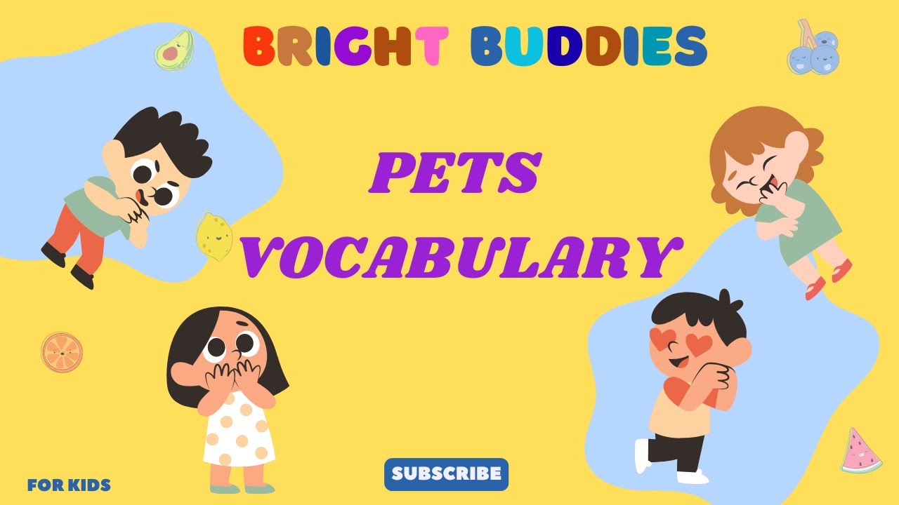Pets Vocabulary Song for Kids | Learn Pet Names with Fun & Music - YouTube