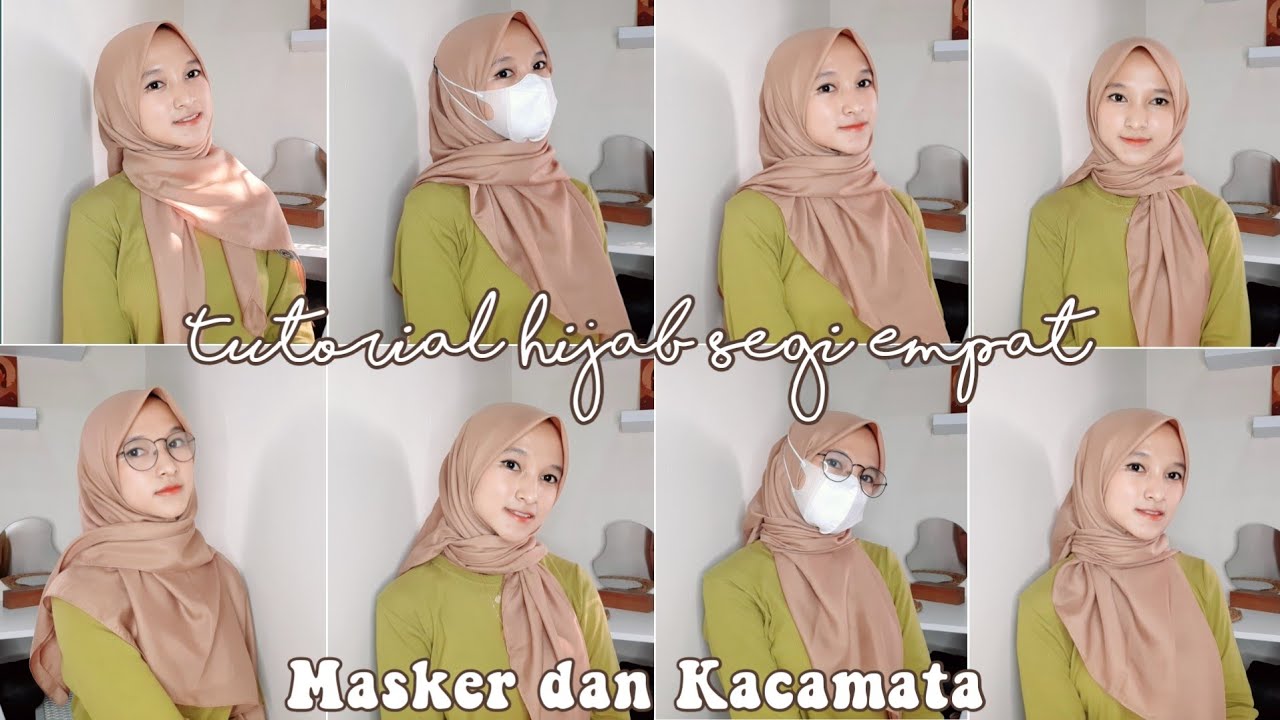 Tutorial Hijab Segi Empat Untuk Kuliah