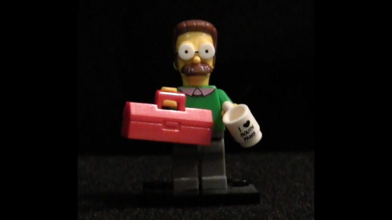 LEGO Ned Flanders Minifigure 71005 Review - YouTube
