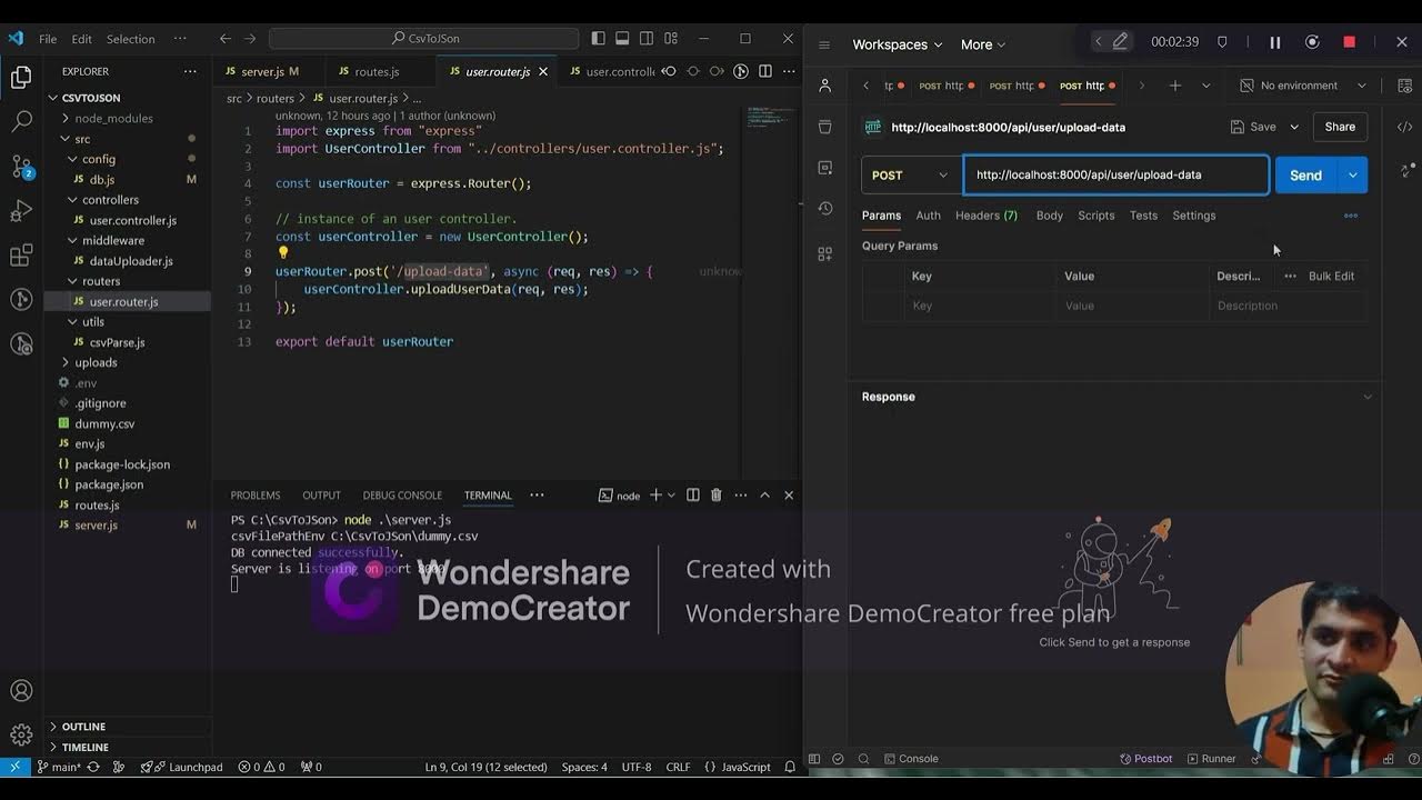Csv Converter To JSON APIs Project - YouTube