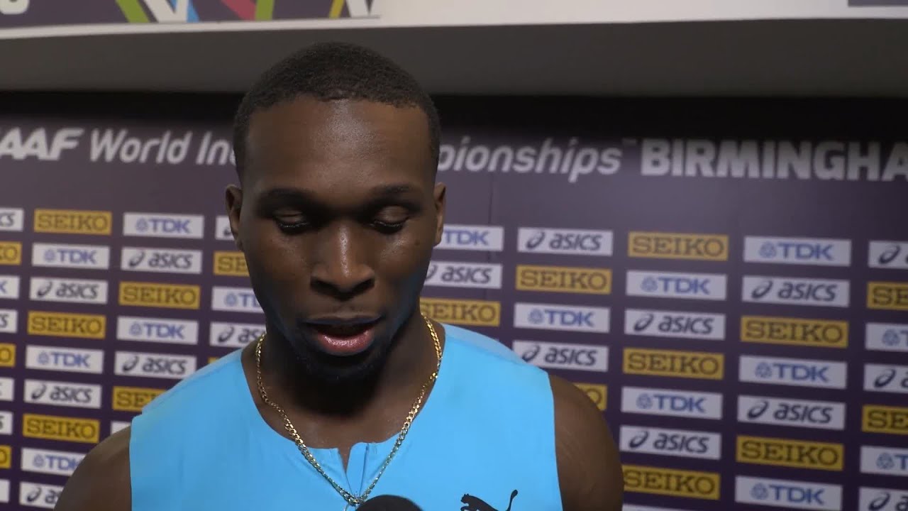 WIC 2018 Birmingham - Warren Fraser BAH 60 Metres Men Heat 2 - YouTube