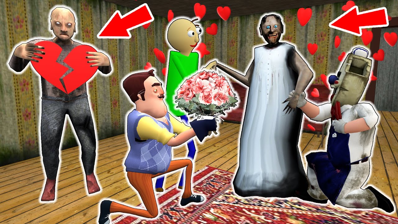 Ice Scream, Hello Neighbor, Baldi loves Granny || funny horror animation (p.366) - YouTube