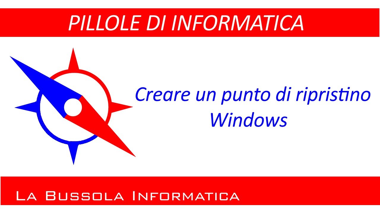Video Tutorial Su Come Creare Un Punto Di Ripristino Windows YouTube video-tutorial-su-come-creare-un-punto-di-ripristino-windows-youtube