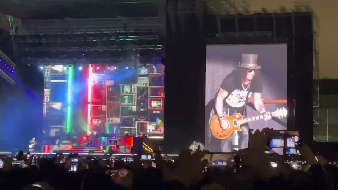 Guns N Roses - Welcome to the Jungle en Lima Peru 2022 - YouTube