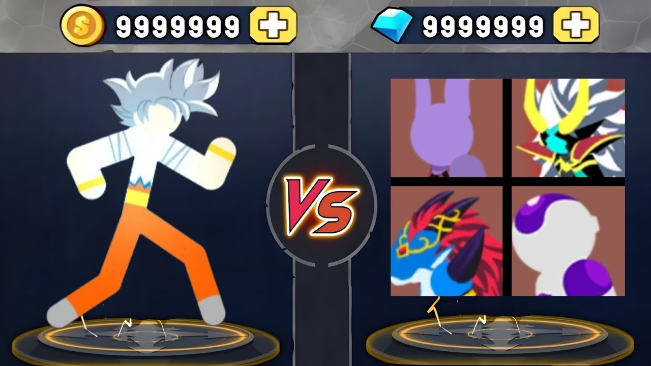 Stickman Warrior - Goku Vs Bosses | Part 1 | Stickman Warriors Mod VIP ...