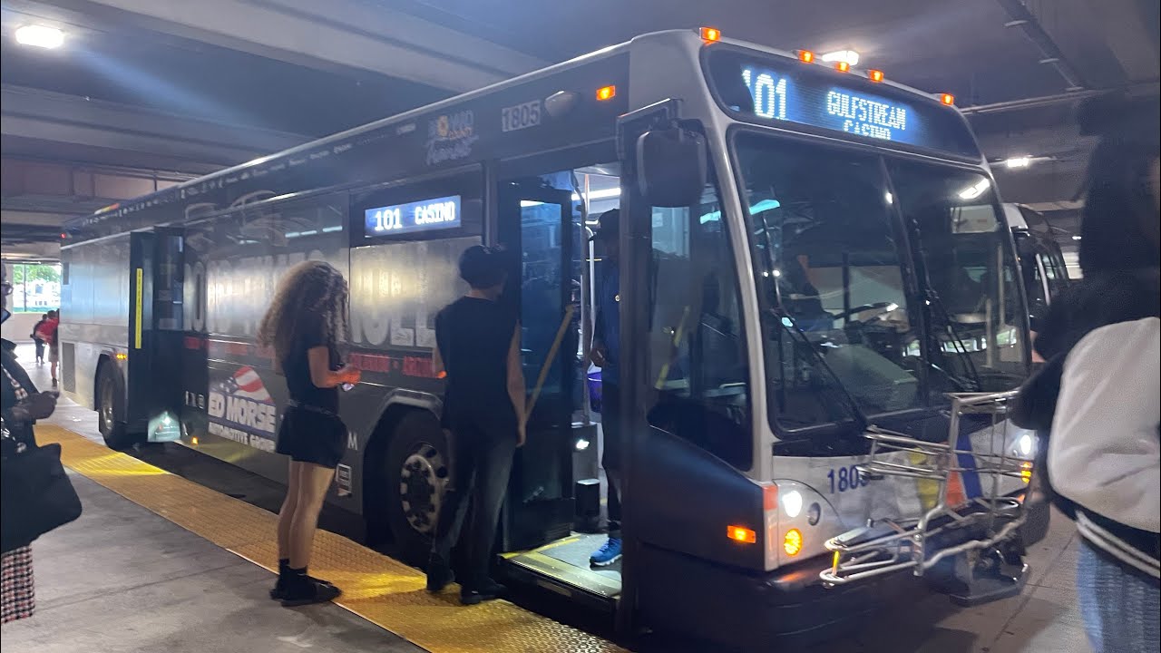 Broward County Transit: Ride On-Board 2018 Gillig BRT 40’ #1805 - YouTube