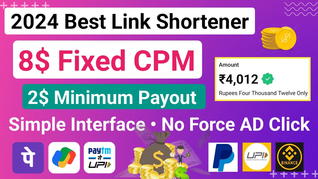 $8 CPM | Highest Paying Url Shortner 2024 | (Daily Payment) | Best Link ...