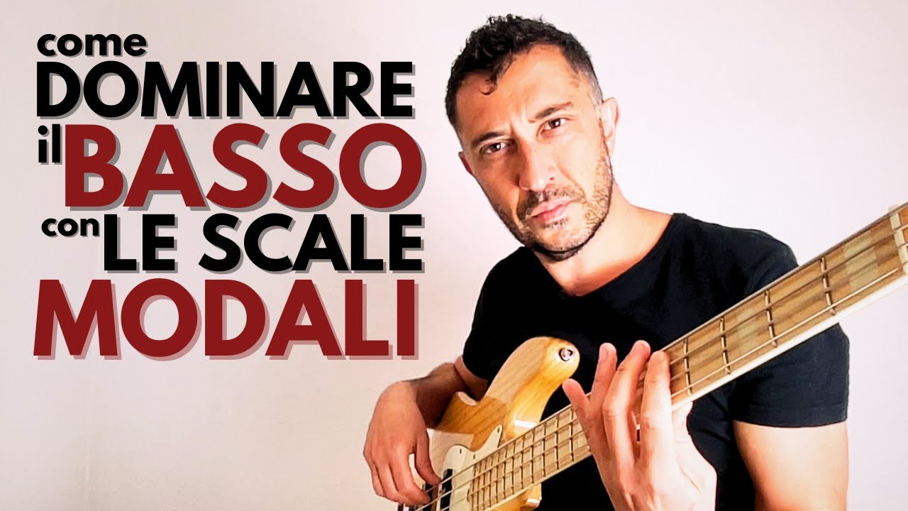 Come Usare le SCALE MODALI per DOMINARE la TASTIERA del tuo BASSO ...