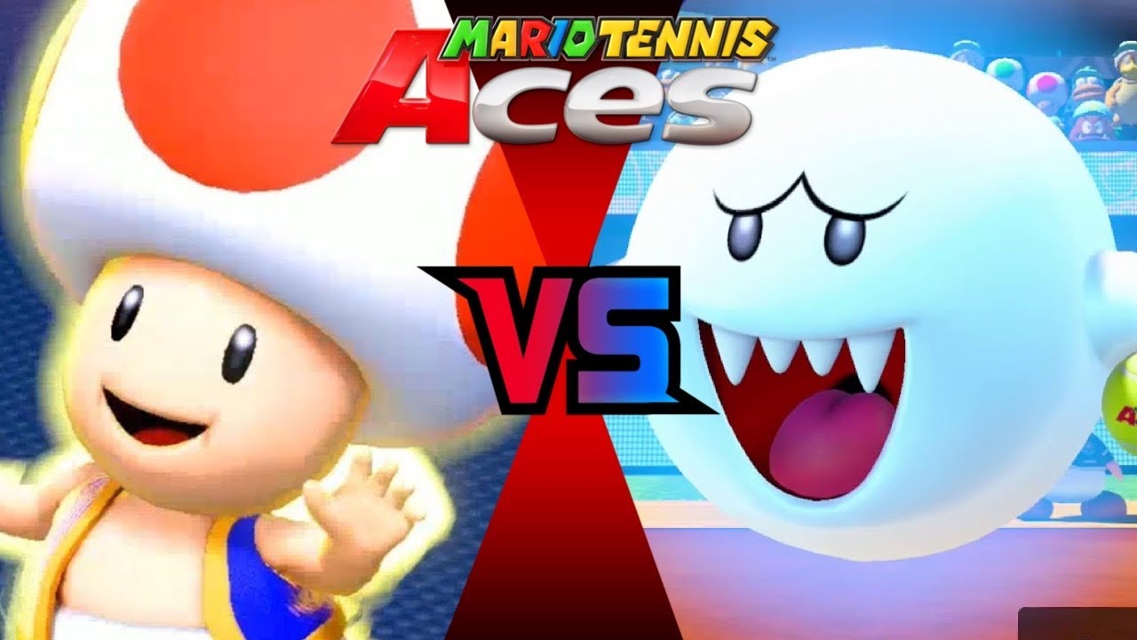 Mario Tennis Aces - Toad vs Boo (Tiebreaker) - YouTube