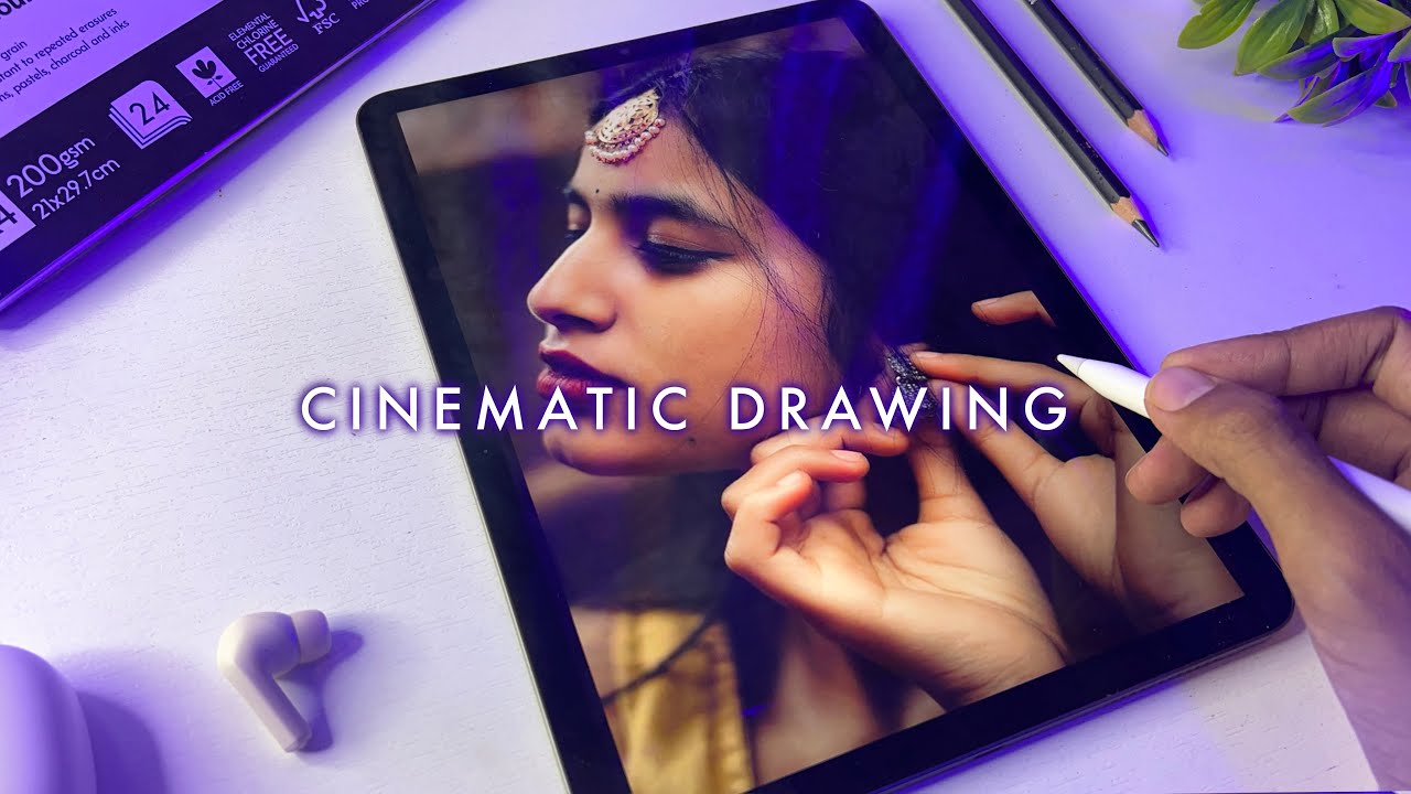 " R U H I "- My Cinematic Drawing Process ! - YouTube