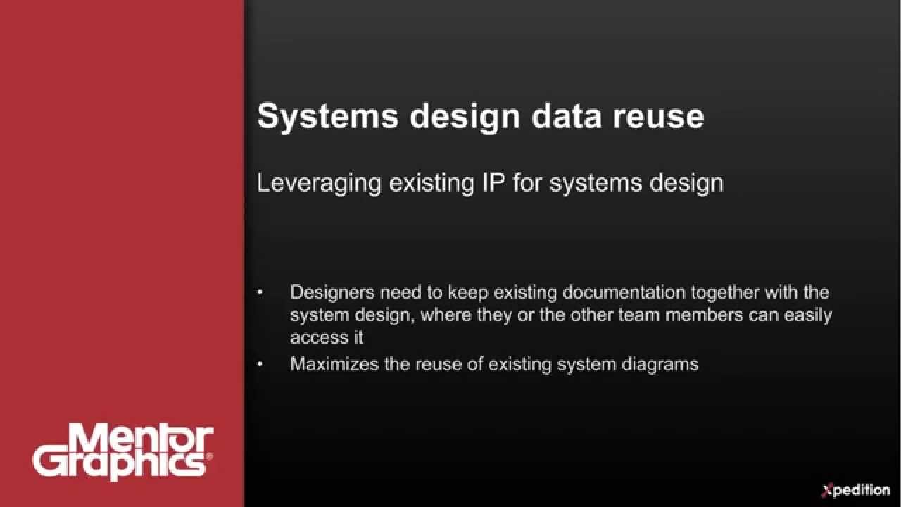 Xpedition® Systems Design: Data Reuse - YouTube
