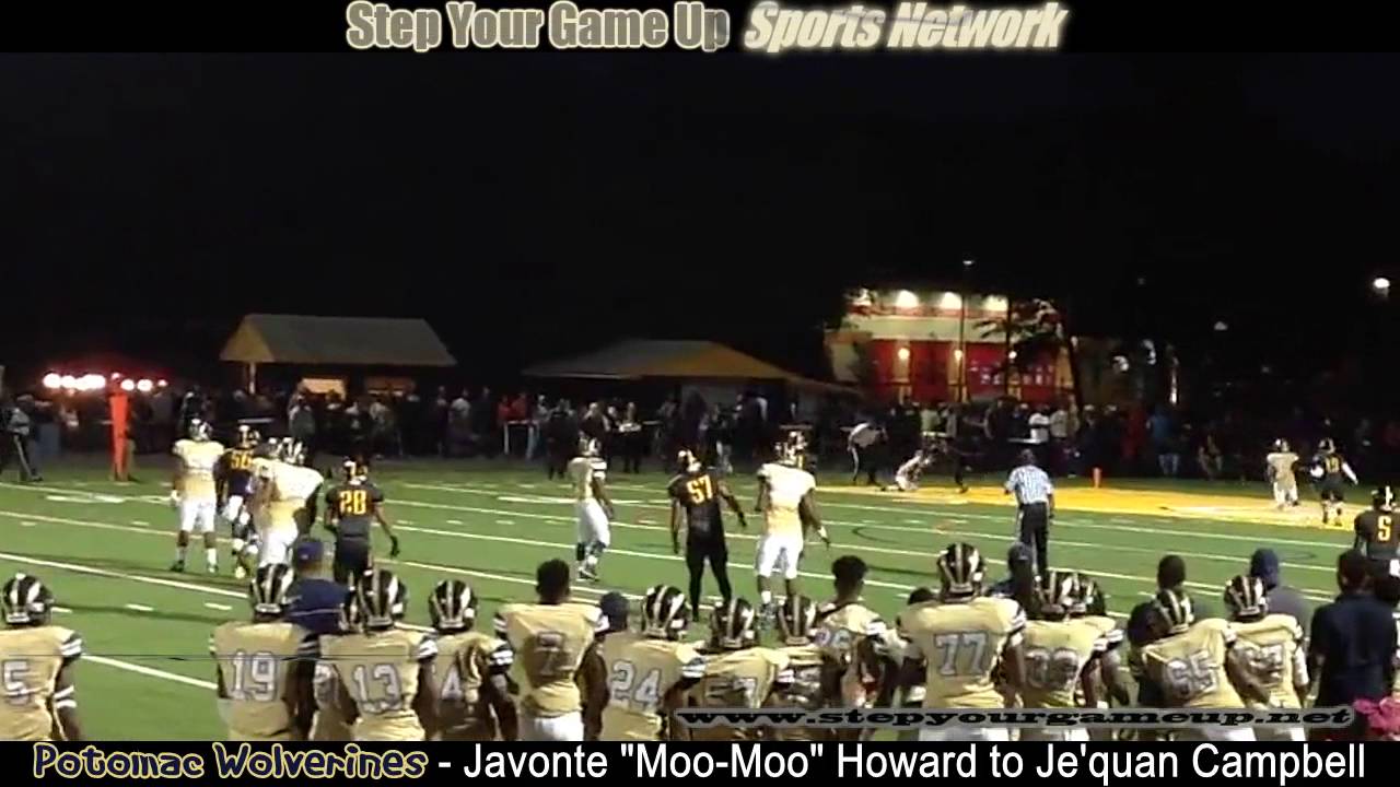 Potomac's Javonte "Moo-Moo" Howard's 5 TD passes (62, 25, 15, 10, 7) in ...