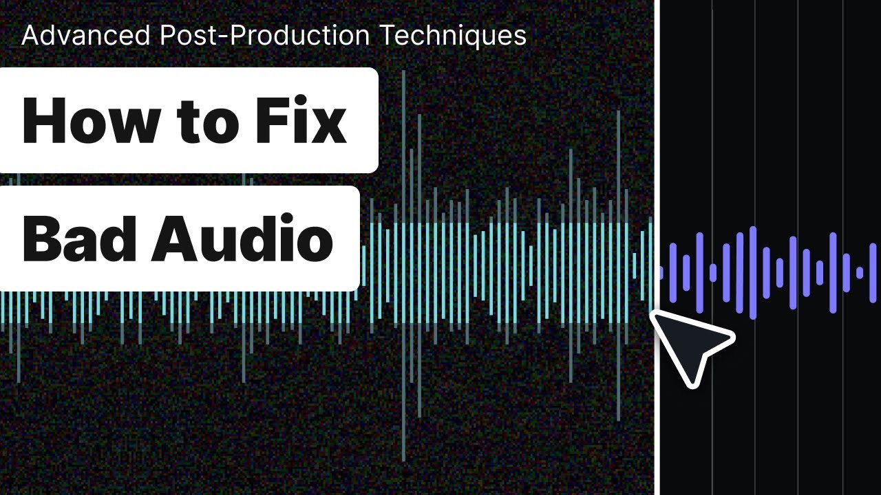 Advanced Audio Repair for Final Cut and Adobe Audition - YouTube