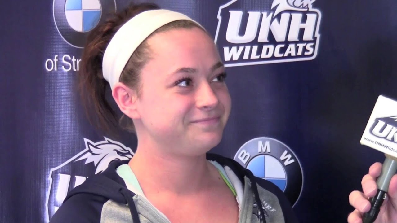 UNH Gymnastics: Austyn Fobes interview on WBIN-TV (03/01/13) - YouTube