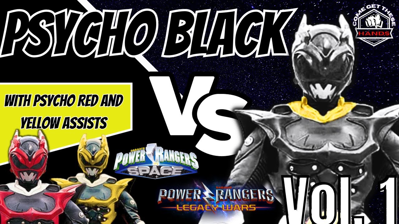 Power Rangers In Space | Psycho Black Ranger Versus Collection | Vol 1 ...