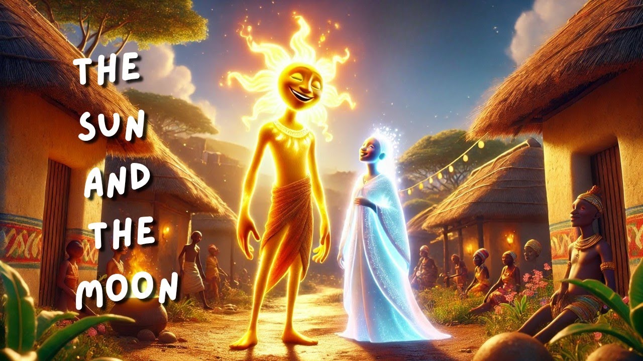 Why the Sun and Moon Live in the Sky | African Folktales for Kids ...