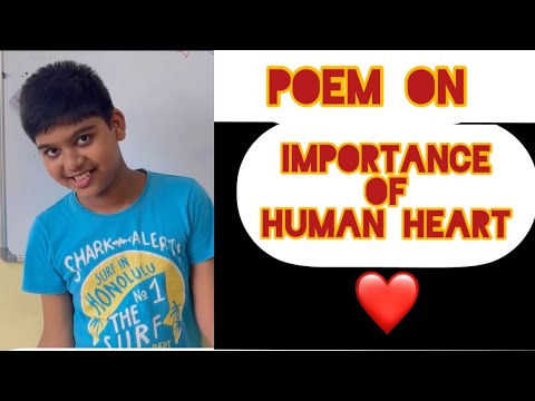 Poem on importance of Human Heart# world Heart Day - YouTube