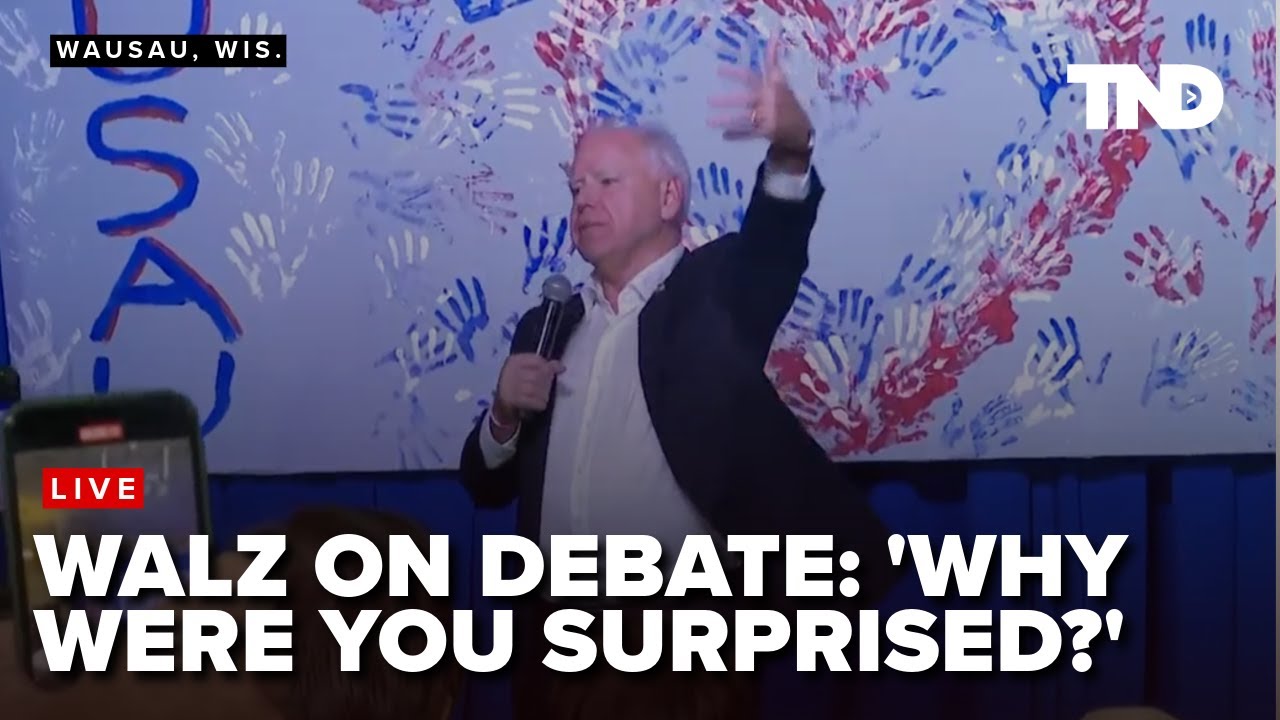 Tim Walz says 'shame on folks' to those surprised about Kamala Harris ...