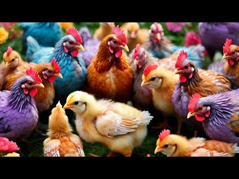 chicken 3 month old chicks colourful lovely chicken chicks enjoy mode ...