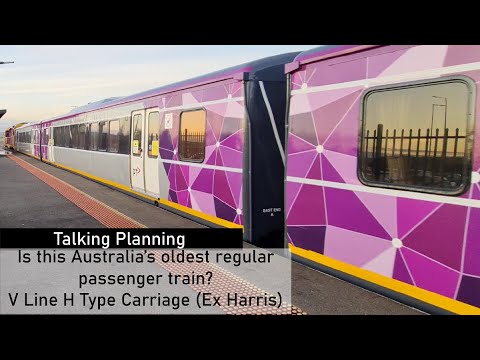 V Line H class carriage review - YouTube