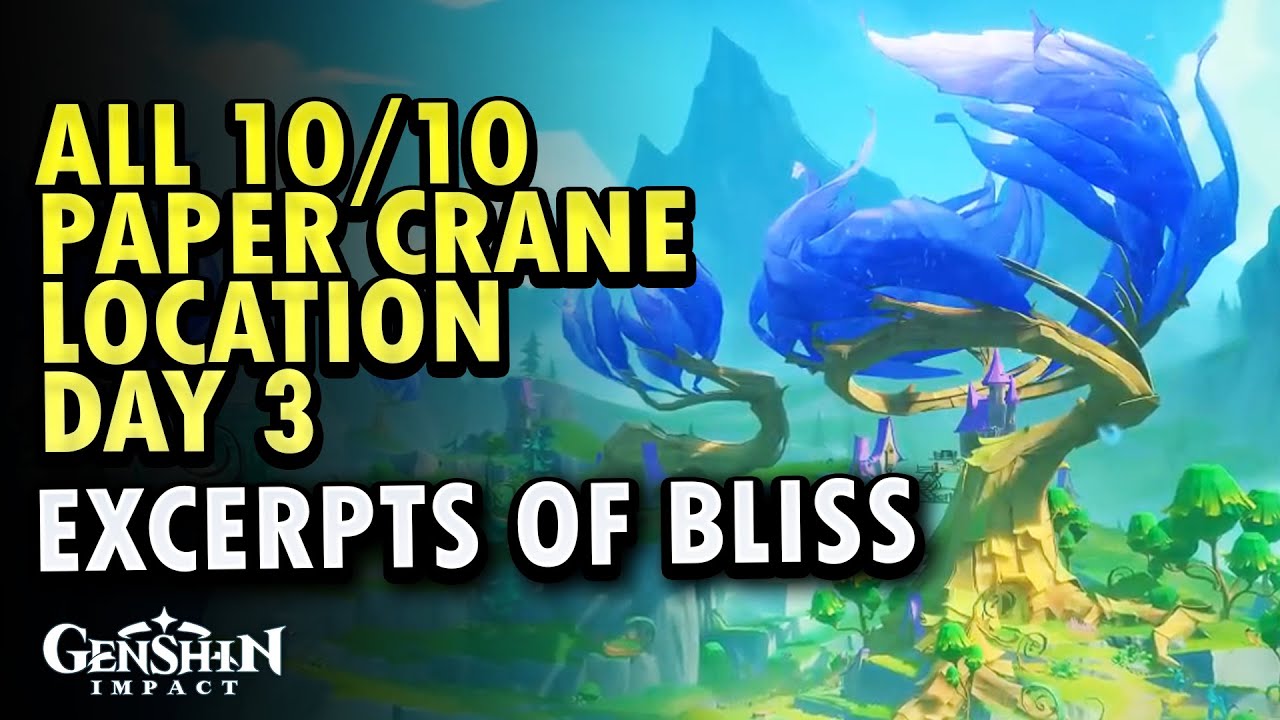All 10/10 Excerpts Of Bliss In Broken Sea | Genshin Impact - YouTube