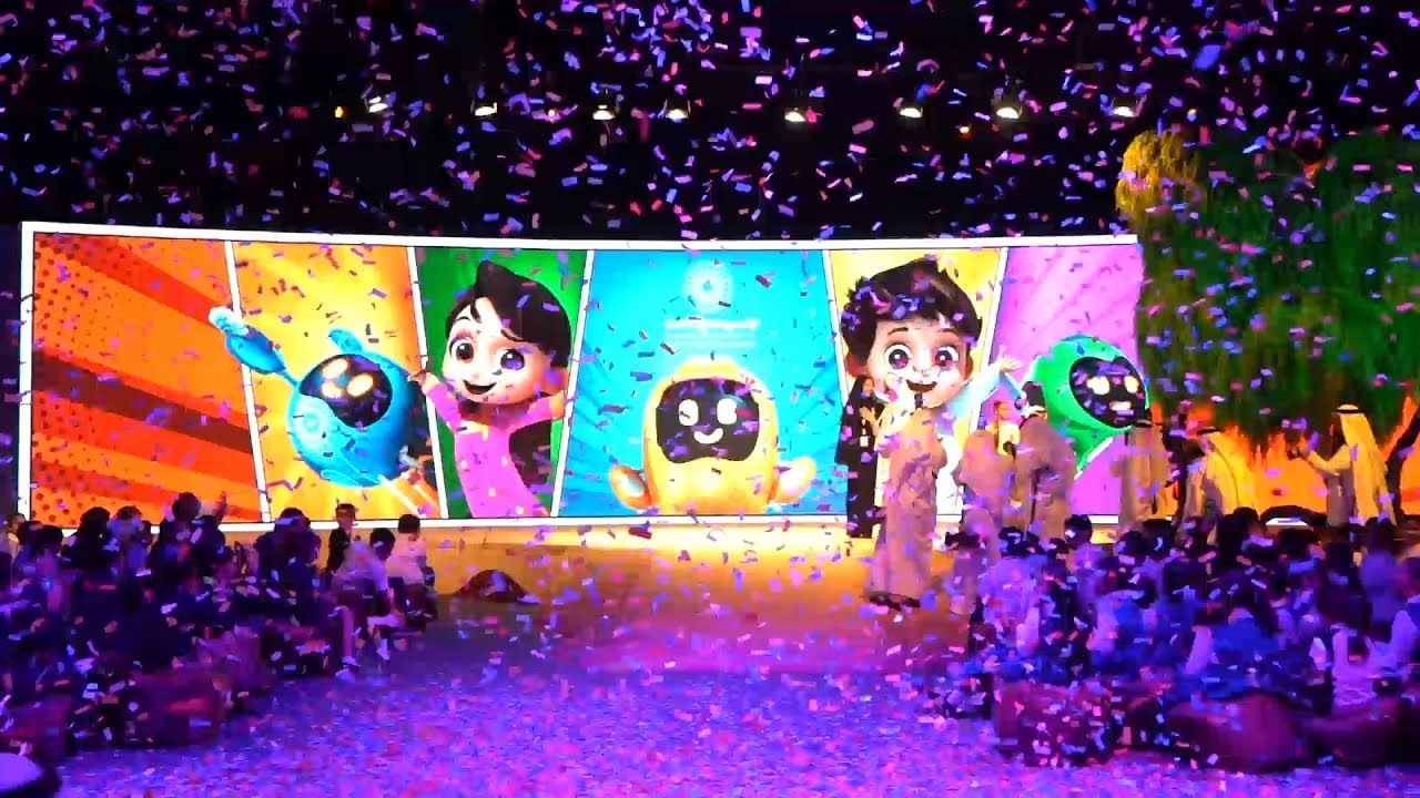 The Expo 2020 Mascots Launch Event | حفل اطلاق شخصيات إكسبو 2020 - YouTube