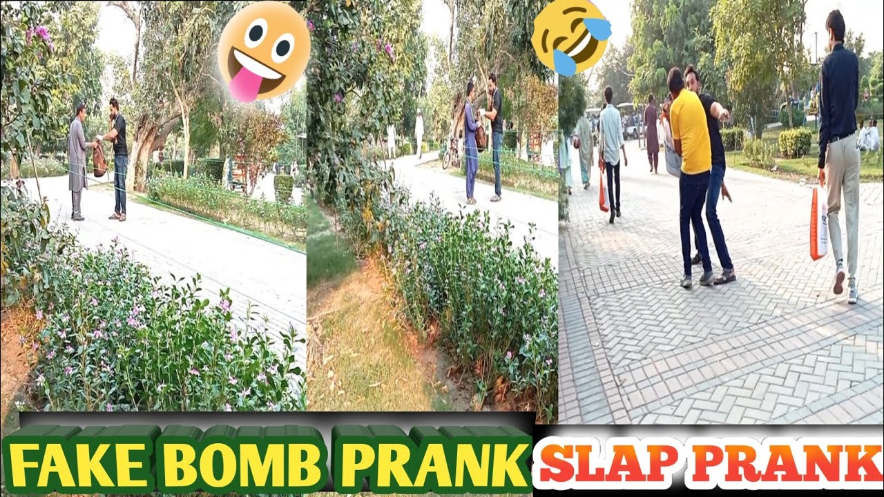 slap and fake bomb prank//IRFAN ALI - YouTube