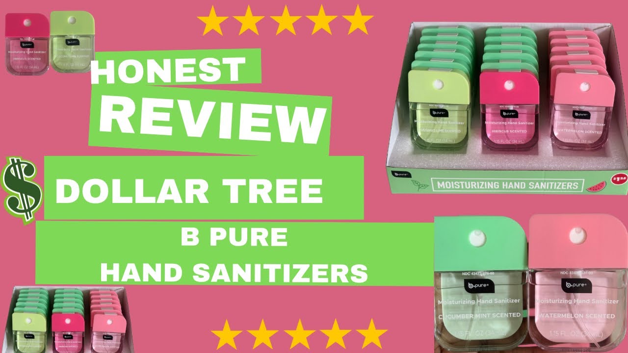 Honest review on the infamous B Pure hand sanitizer from Dollar Tree🫢 ...