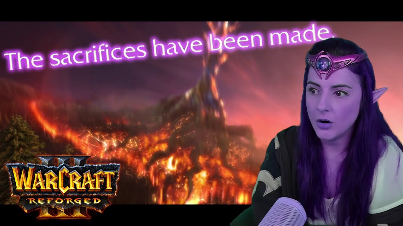 "Eternity's End" | Night Elf campaign ending cinematic | Warcraft III: Reforged - YouTube