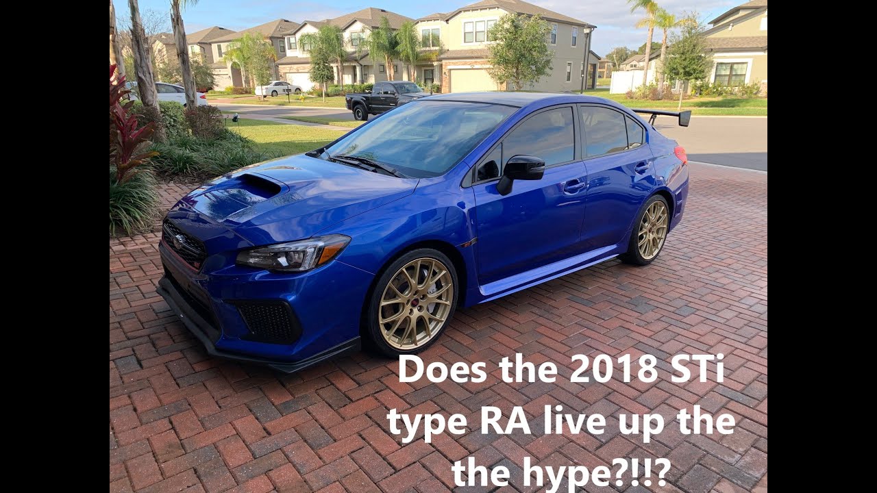 2018 Subaru WRX STi type RA #28 of 500 initial impressions and review ...