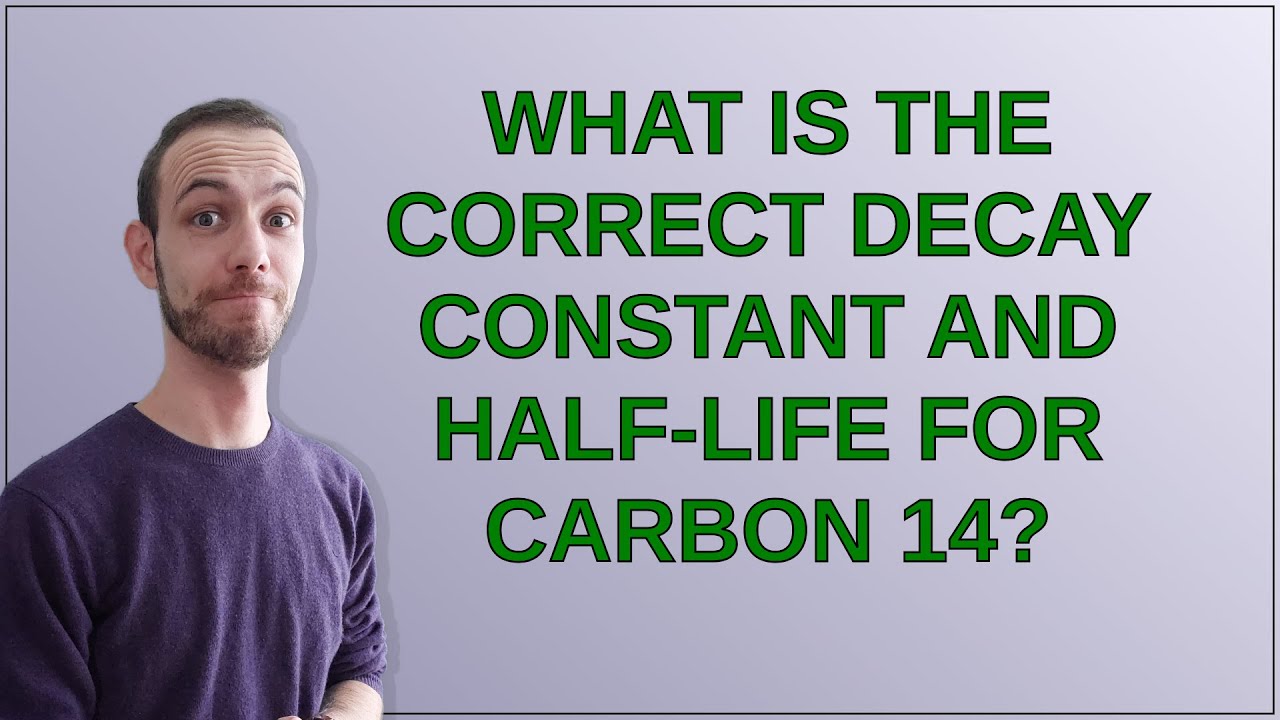 Mathematica: What is the correct decay constant and half-life for ...