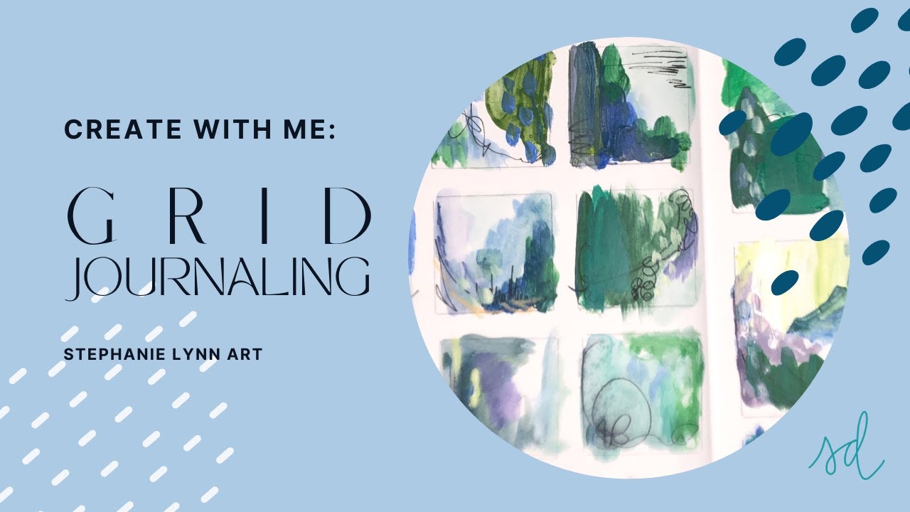 Create an Original Piece of Art through Grid Journaling - YouTube