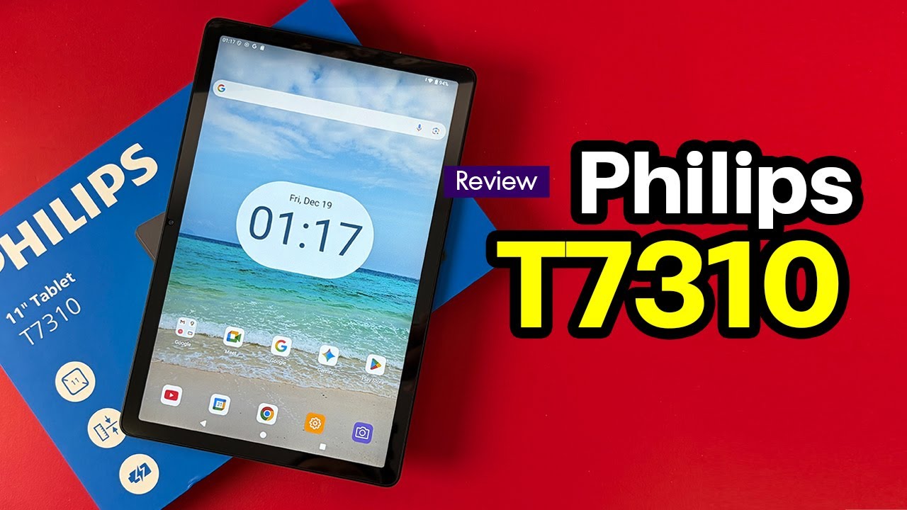 รีวิว Philips T7310 แท็บเล็ตจอใหญ่ Android 16 ลูกเล่นพื้นฐานครบงบ 5 พัน ...