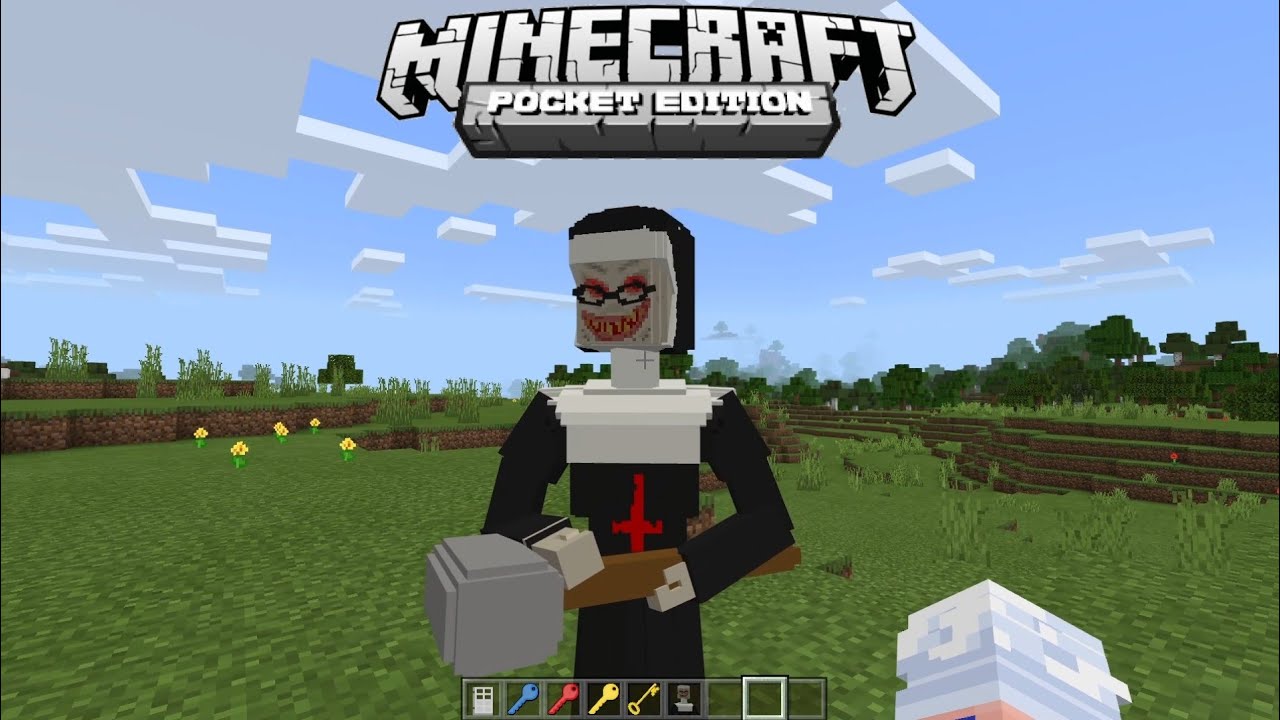 EVIL NUN EN MINECRAFT!! Evil Nun Addon Para [Minecraft PE y BE] Review - YouTube