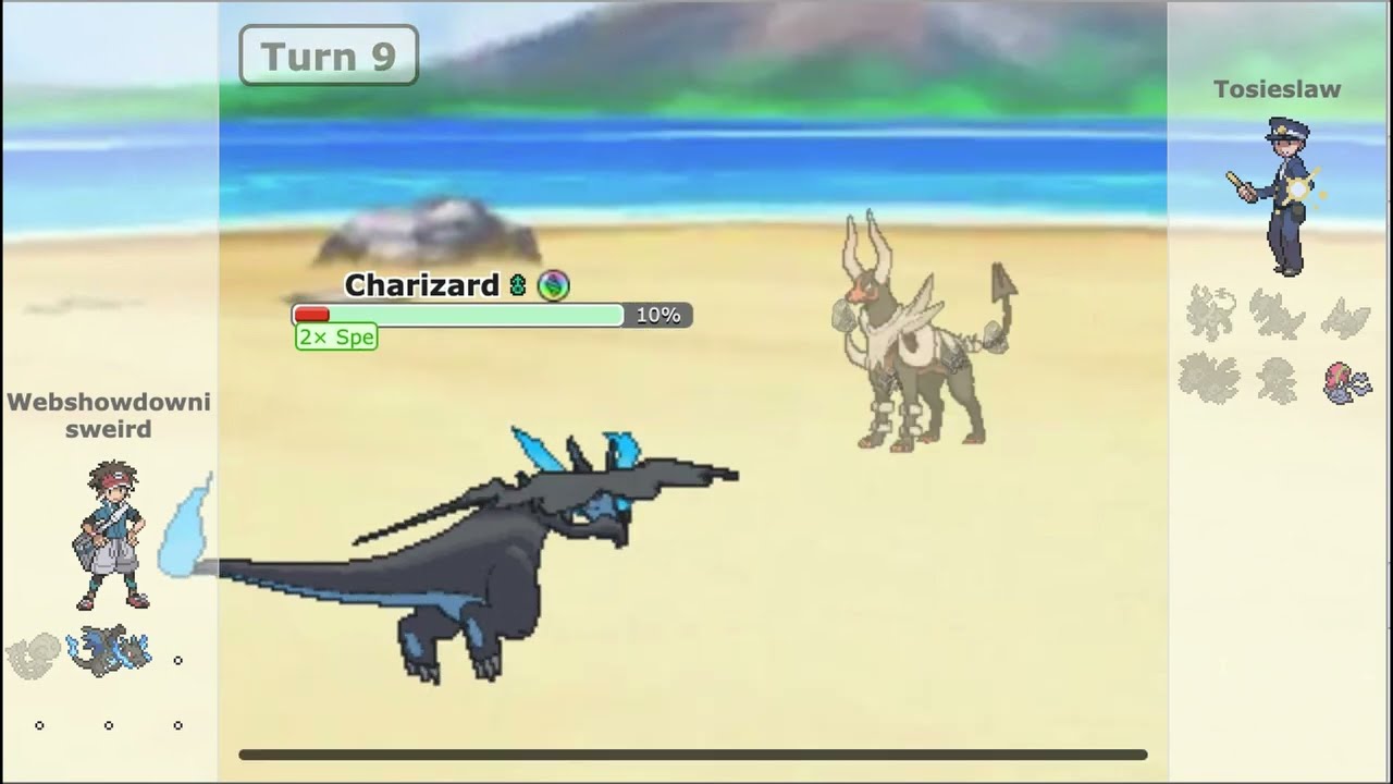 Belly Drum Mega Charizard X is too much... - YouTube