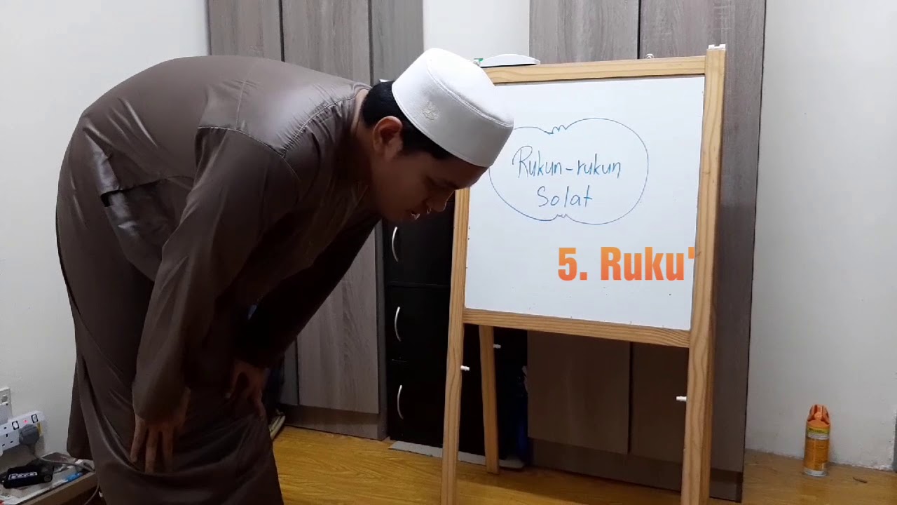 Cara solat mengikut turutan rukun solat - YouTube